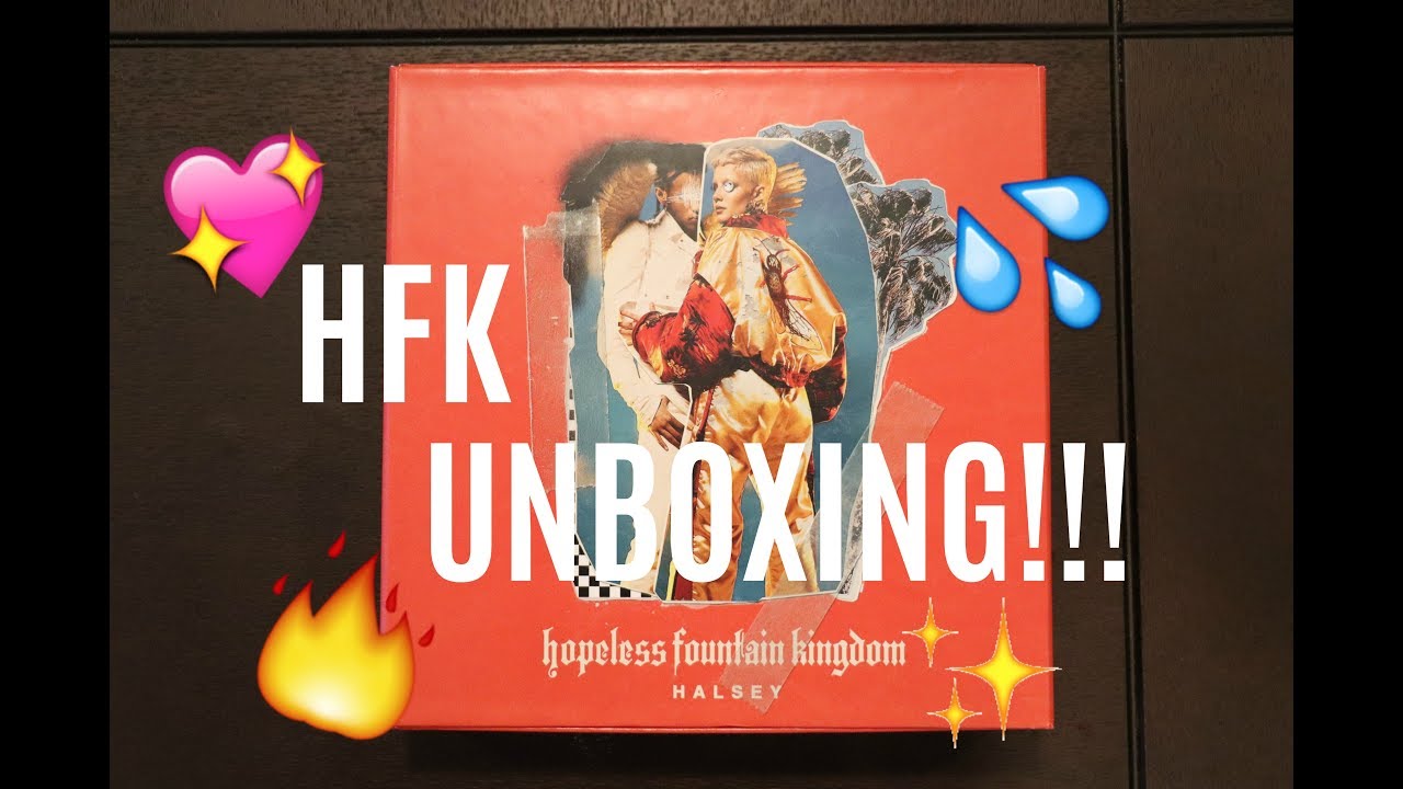 UNBOXING: HOPELESS FOUNTAIN KINGDOM DELUXE BOX SET (HALSEY) - YouTube