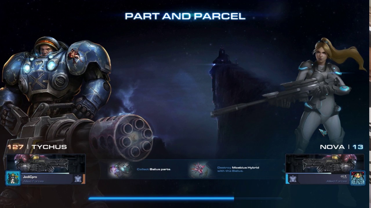 Starcraft 2 Tychus co op brutal mission Vega and Nux | by request - YouTube