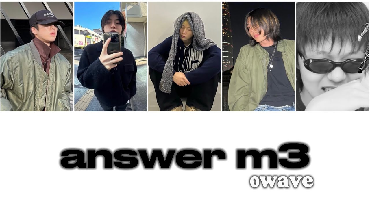 answer m3-0WAVE color coded lyrics - YouTube