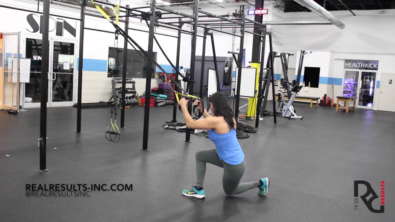 TRX - Curtsy Lunge - Personal Training Chicago - YouTube