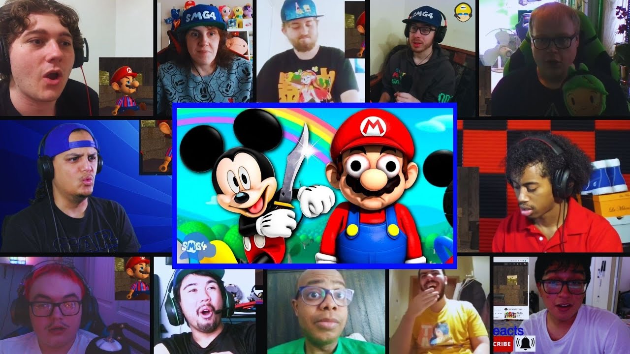 SMG4: If Mario Was In... Disney Reactions Squad - YouTube