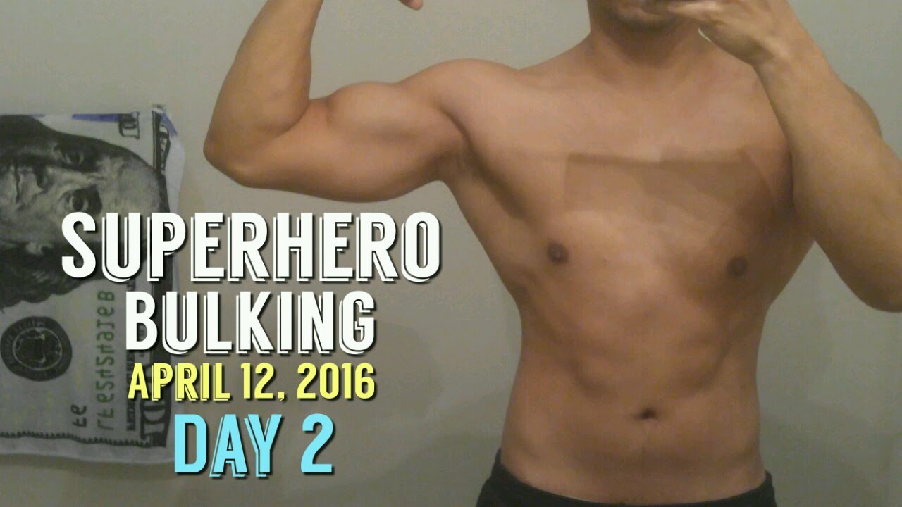 Kinobody SuperHero Bulking Day 2- Intermittent Fasting Muscle Building ...