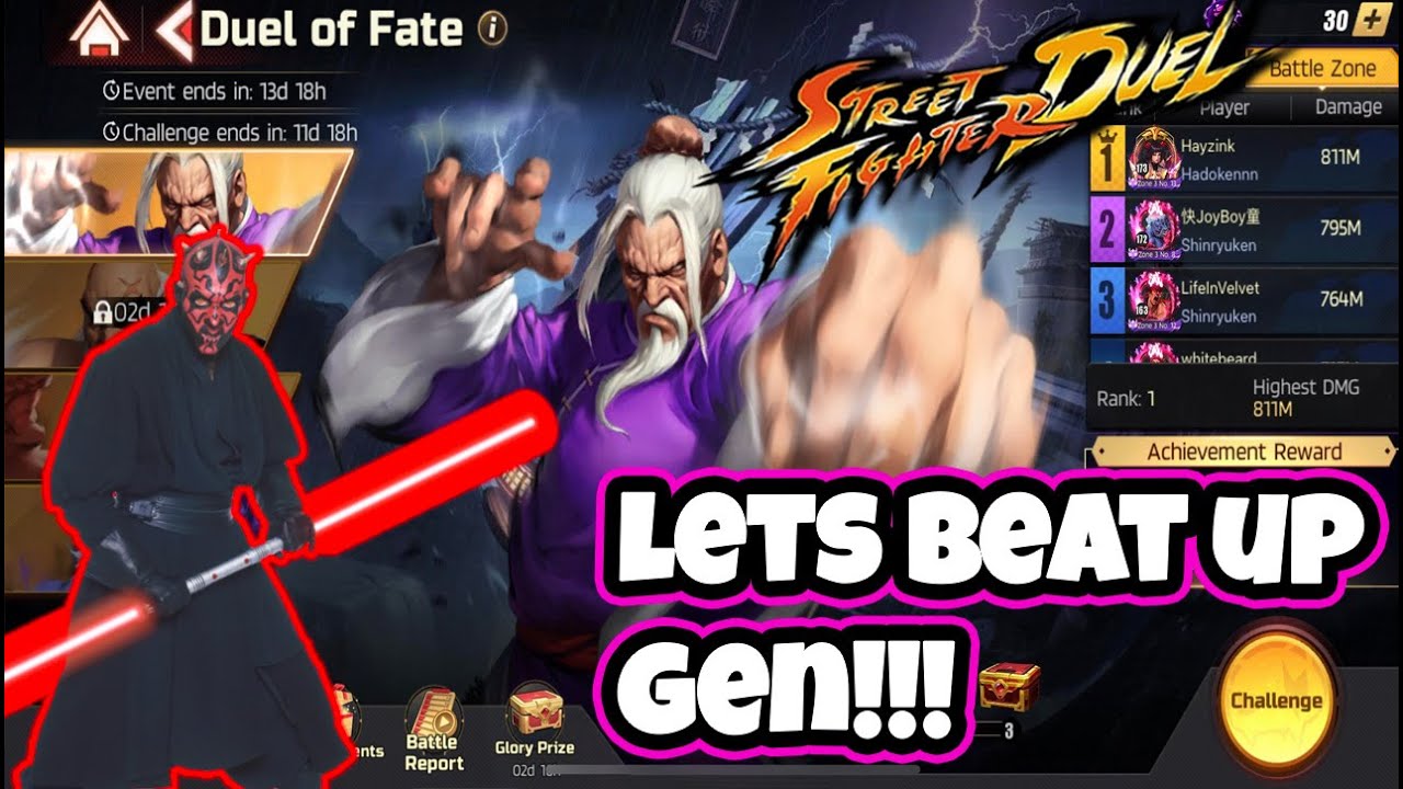 DUEL OF FATE GEN BOSS BATTLE TEAMS My first run-through and starting ...