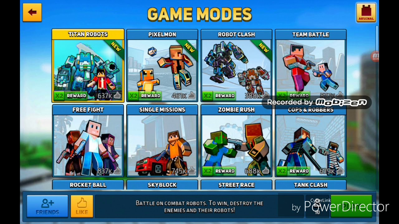 BLOCK CITY WARS HACK OYNANIS VIDEOSU (YENI INTRO) - YouTube