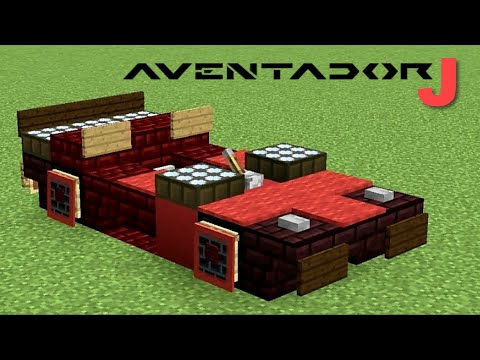✔ Minecraft | Lamborghini Aventador J Yapımı / Tutorial