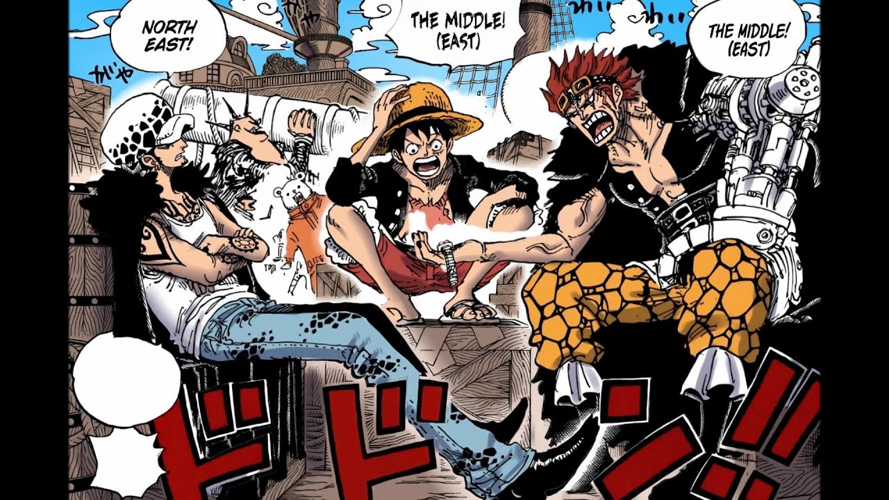 Luffy, Law and Kid Leaving Wano - Manga Animation I One Piece - YouTube