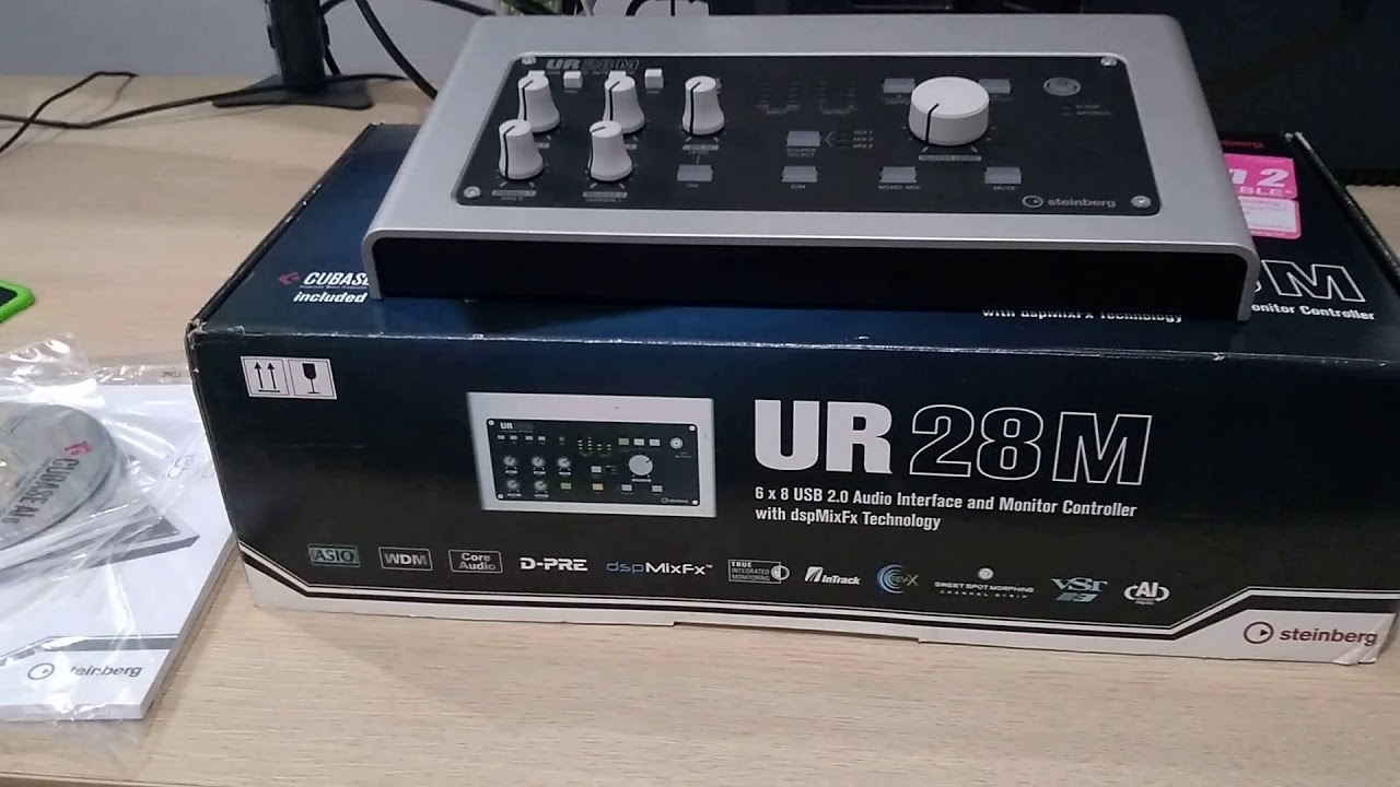 A VENDA INTERFACE DE AUDIO STEINBERG UR28M - YouTube