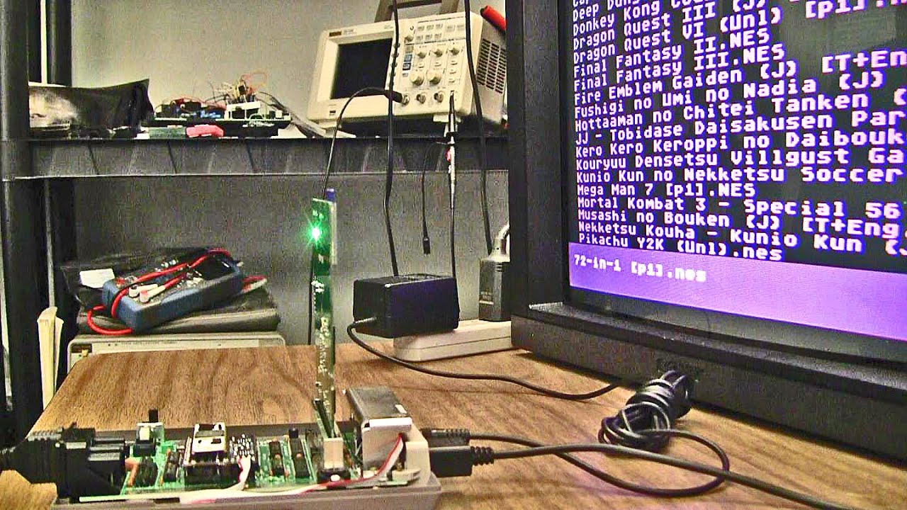 NES Everdrive N8 on an RGB modded NES-101 - YouTube