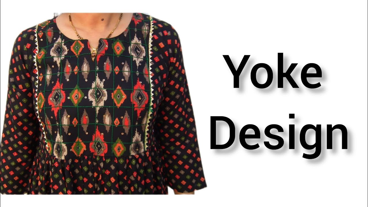 DIY Easy Yoke Design | Kurti Yoke design | Yoke tutorial - YouTube