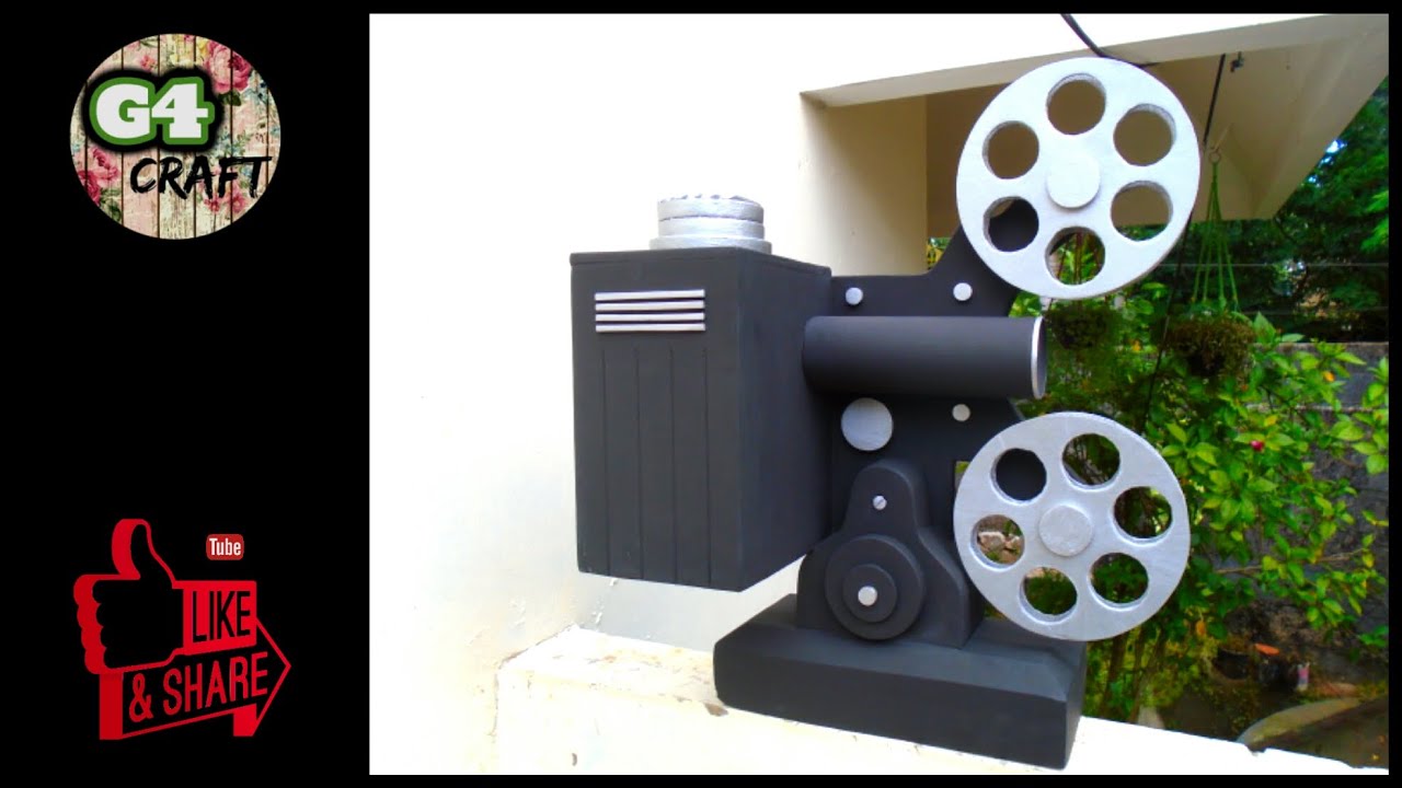 Vintage Film Projector Model | Old Style Film Movie Projector Model ...