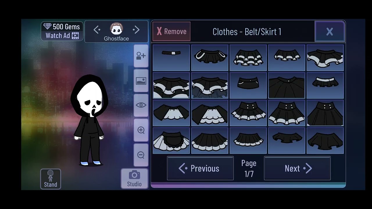 How to Make Ghostface[Scream!] in Gacha Club - YouTube