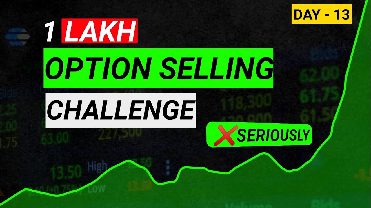 The Secret ₹1,00,000 Option Selling Strategy No One Talks About! - YouTube