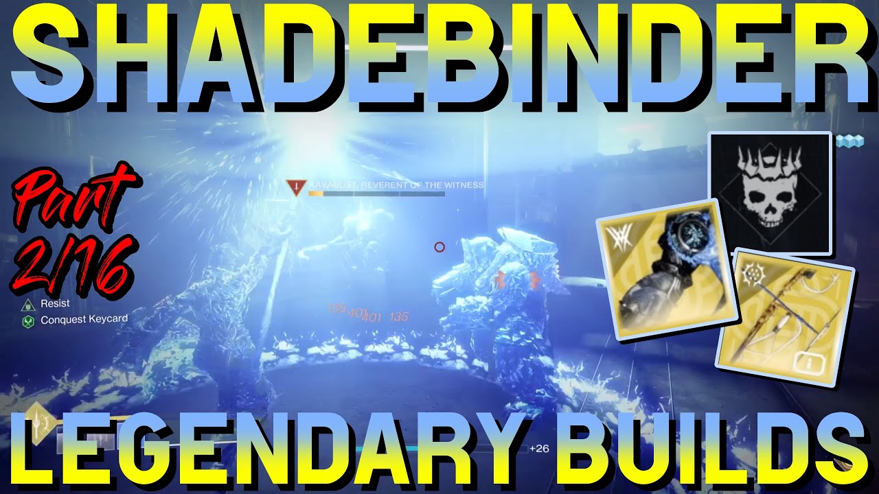 FREEZE EVERYTHING with Shadebinder | Legendary Builds | Solo Flawless ...