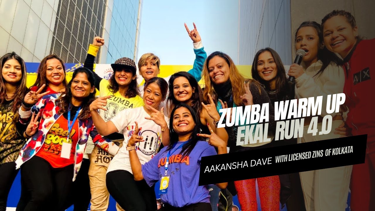 Zumba Fitness Warm up with Aakansha Dave at Ekal Run 4.0 | Marathons ...