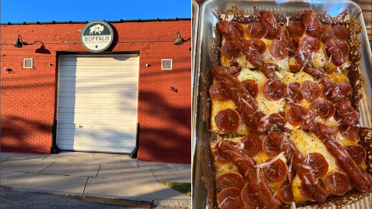 Buffalo Deep Dish Review | Buffalo Brewing Company | Pizza Quest - YouTube