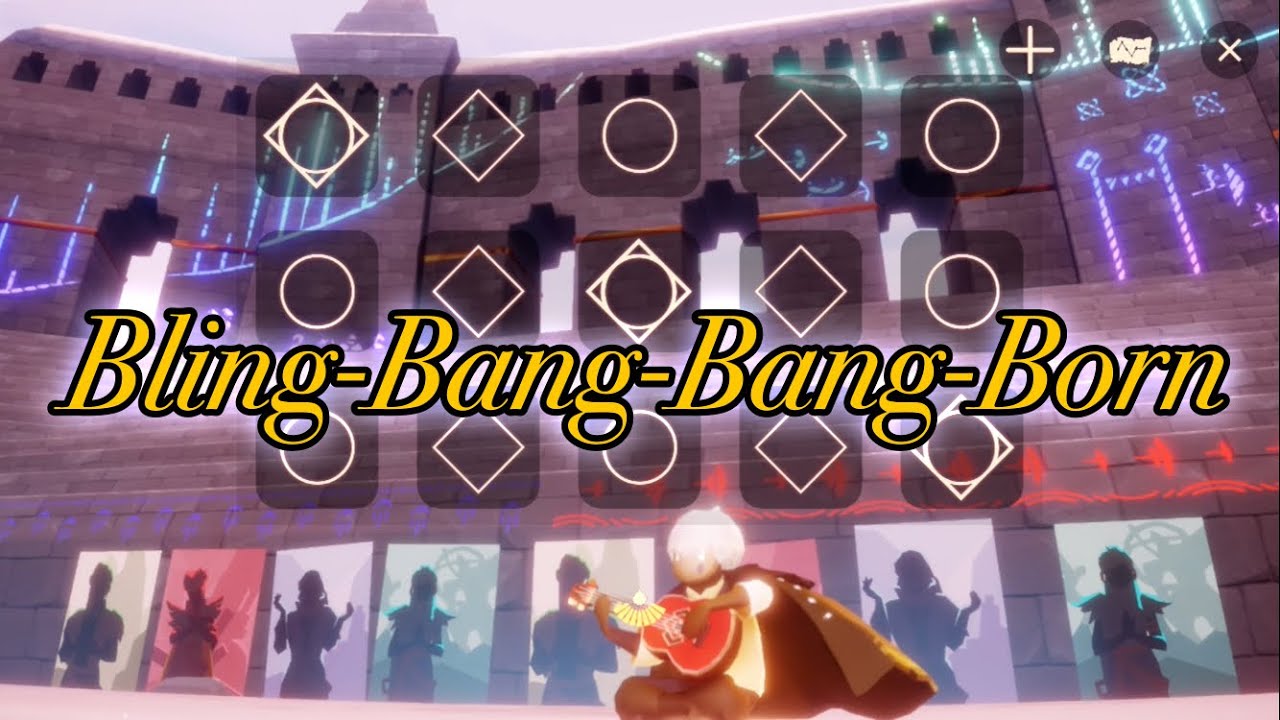 【sky】Bling-Bang-Bang-Born《マッシュル - MASHLE-OP2》Creapy Nuts [演奏楽譜面] - YouTube