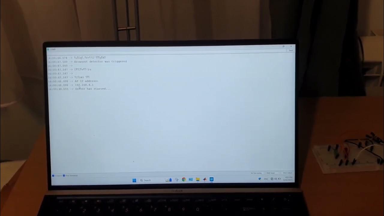 Matlab and Esp32 using TCP/IP protocol - YouTube