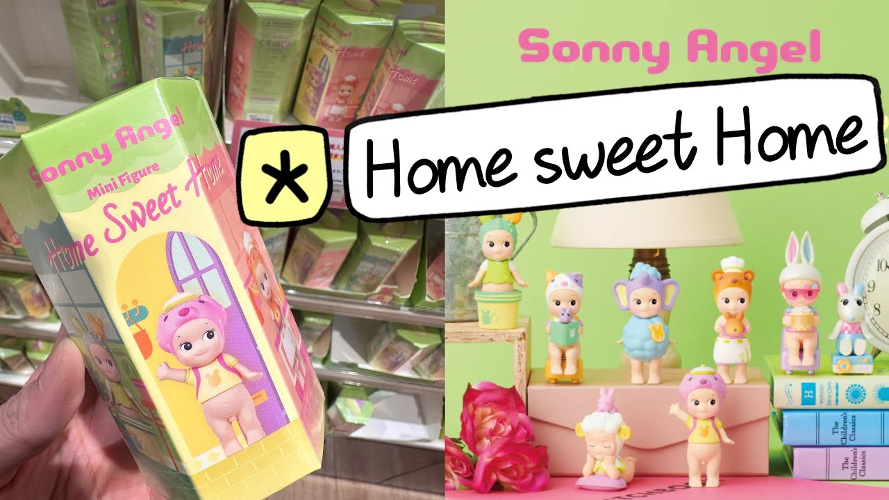 Unboxing Sonny Angel Home Sweet Home Series 👼🏻🐘🐑🏠🩷 - YouTube