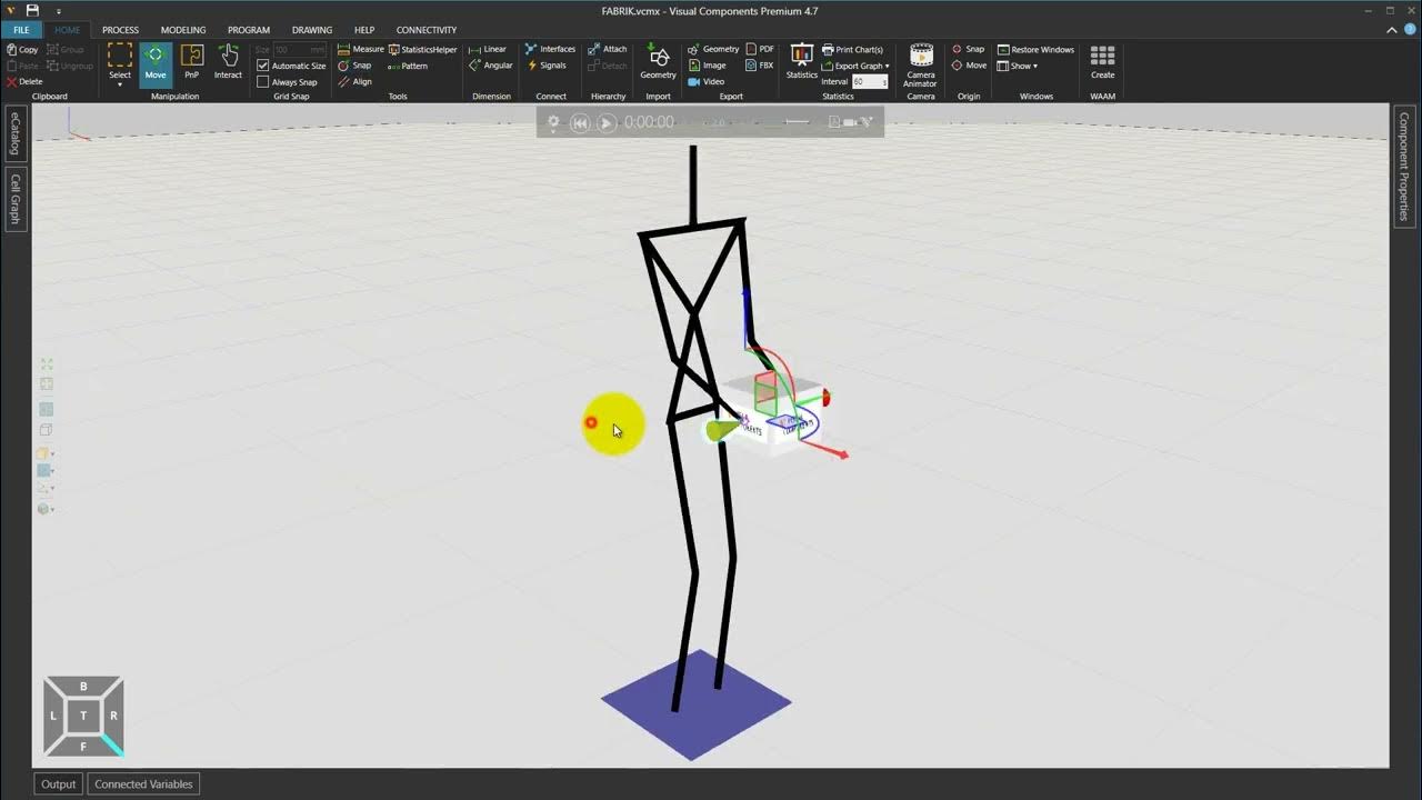 Visual Components - Human Inverse Kinematics - FABRIK Algorithm - YouTube