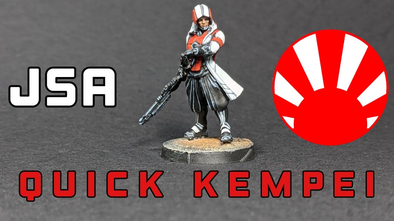 Quick way to paint Kempei for JSA Army - YouTube