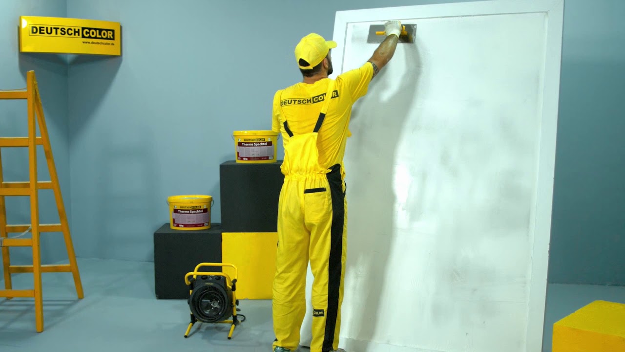 DEUTSCHCOLOR THERMO SPACHTEL APPLICATION - YouTube