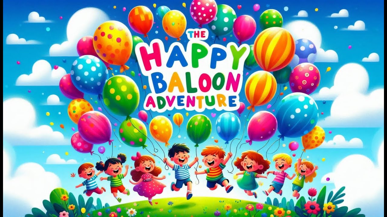 The Happy Balloon Adventure Song for Kids | Nursery Rhymes For Kid's # ...
