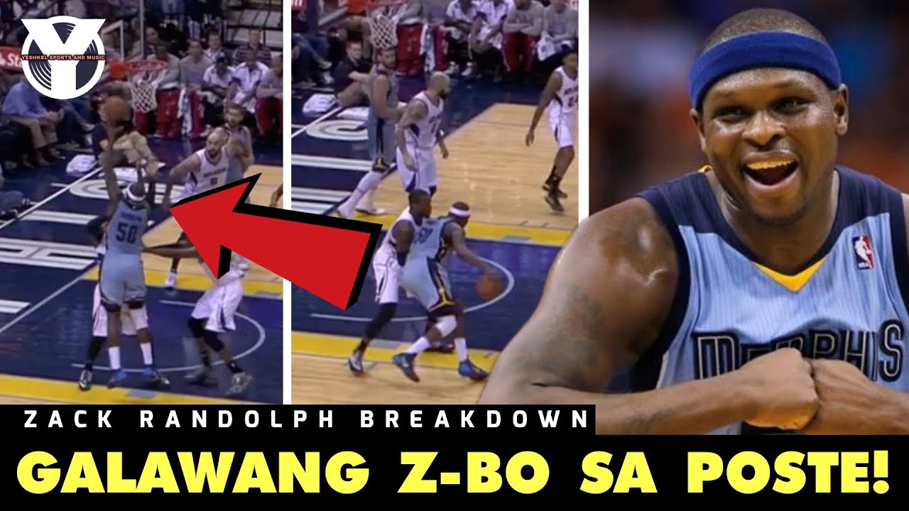 Ang LOWPOST MASTER ng Memphis! Zach Randolph! Galawang Z-Bo! - YouTube