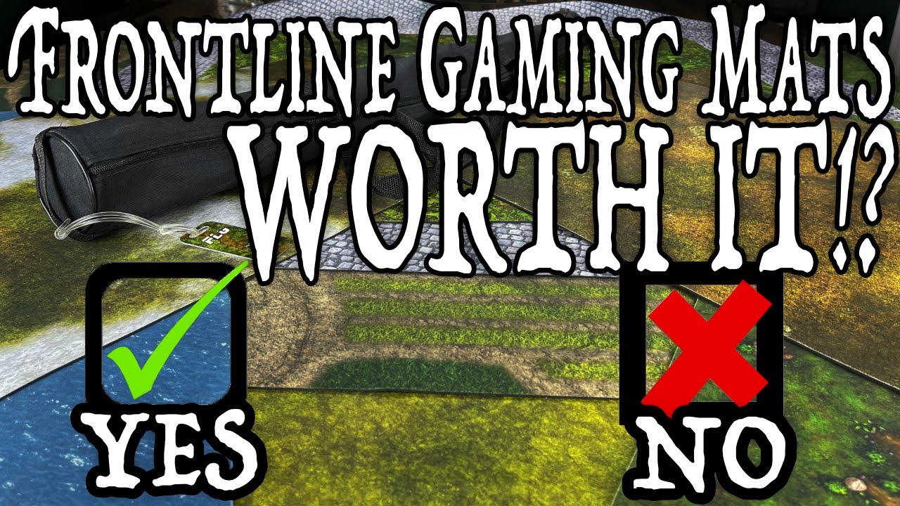 Frontline Gaming Mats- REVIEW - YouTube