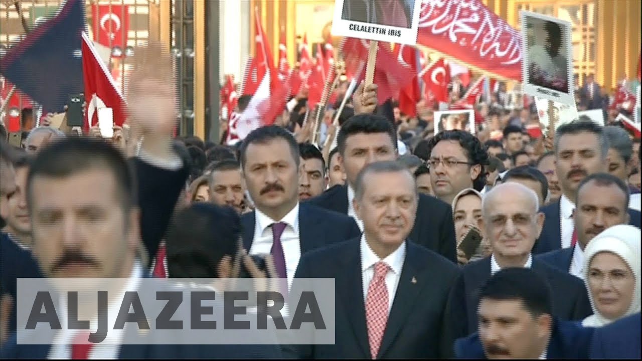 Mass rallies across Turkey mark 2016 failed coup - YouTube
