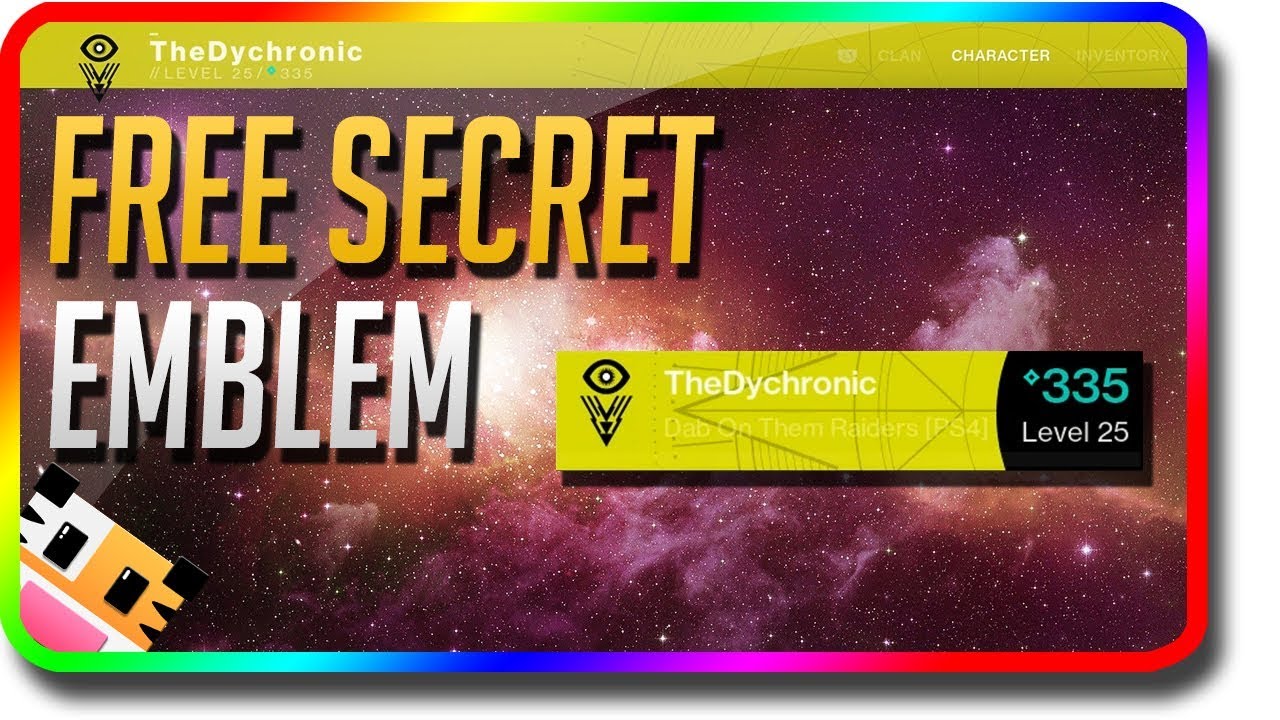 Destiny 2 - FREE Secret Visionary Emblem (Destiny 2 Secret Destiny ...