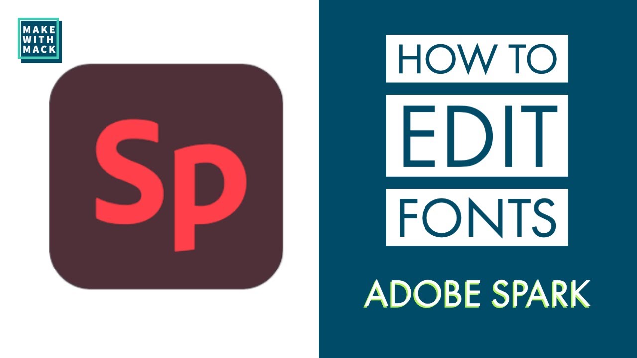How To Change Text And Fonts On Adobe Spark YouTube How To Change Text And Fonts On Adobe Spark YouTube