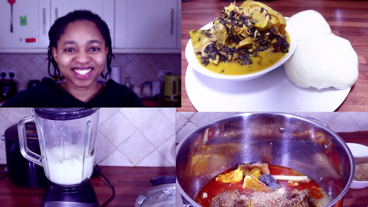 Cook With Me: Delicious Bitterleaf Soup (Ofe Onugbu) With Achi / Ogiri ...