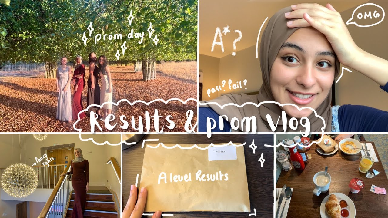 RESULTS DAY & PROM VLOG | Am I going to be a med student? + UK prom ...