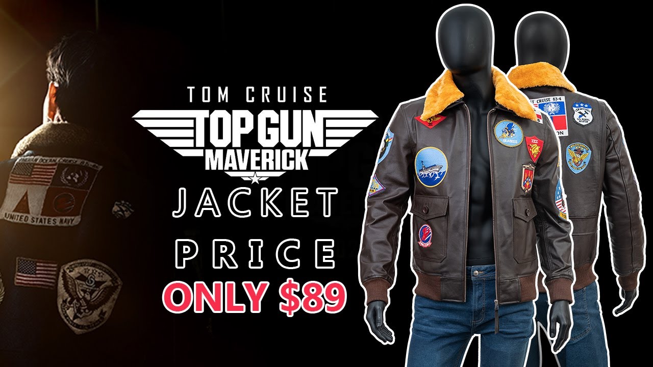 Top Gun 2 Maverick Tom Cruise Leather Jacket - YouTube