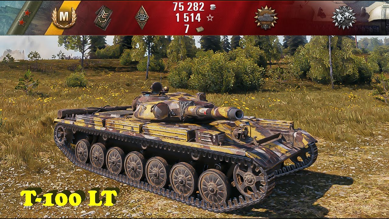 T-100 LT - World of Tanks UZ Gaming - YouTube