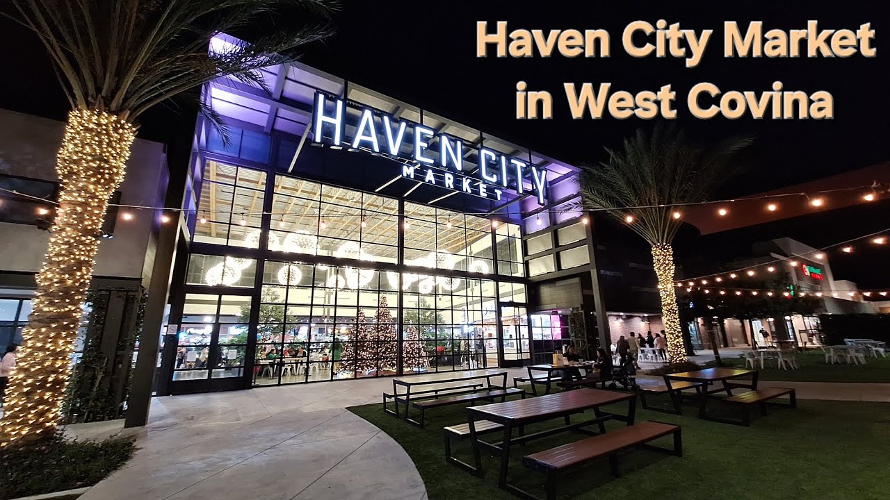 Haven City Market at night time in West Covina ຕະຫຼາດນະຄອນສະຫວັນ # ...