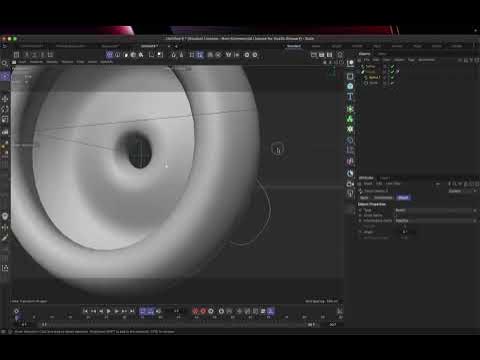 Cinema4D 2024 Tutorial 3: Spline Modeling Part 2: Sweep - YouTube