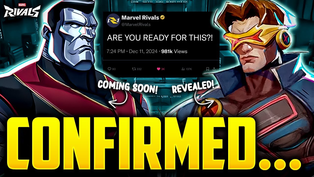 Marvel Rivals Just Revealed CYCLOPS & COLOSSUS are Coming | Big News ...
