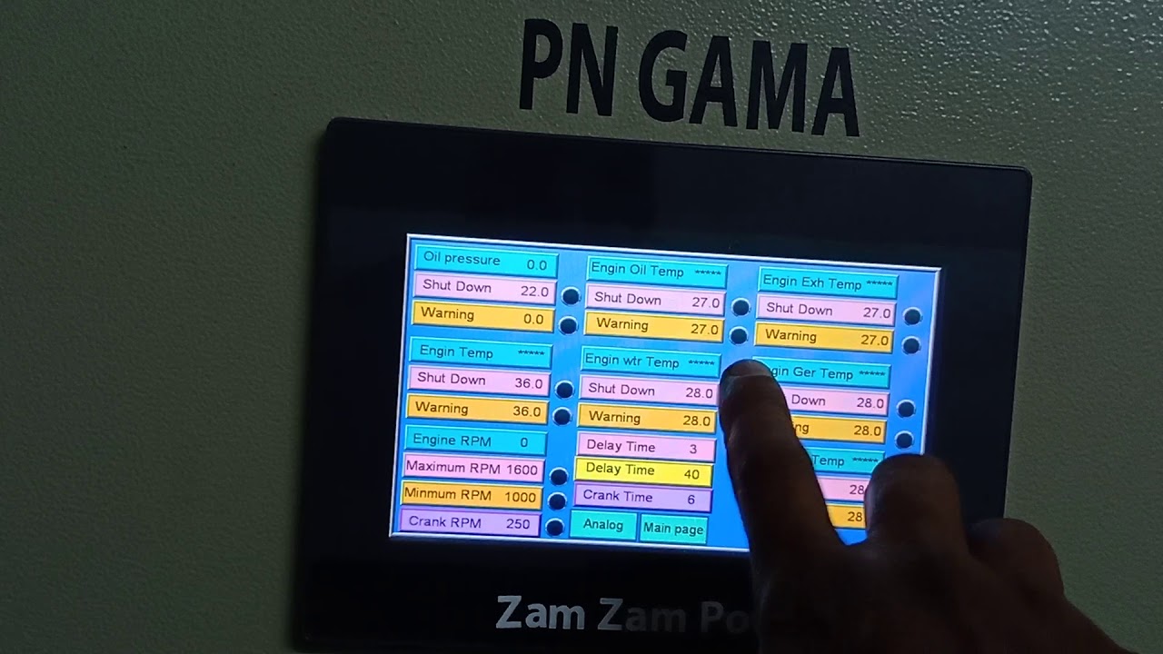 ship engine control zam zam power 0300 2134155 0331289123 - YouTube