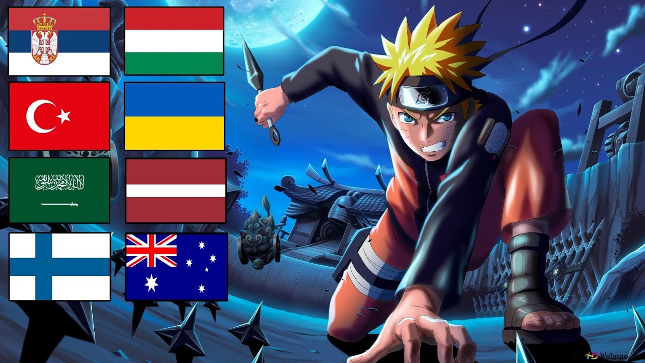 Naruto in different languages meme - YouTube