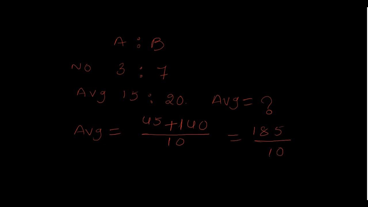 AVERAGE BASIC CONCEPT - YouTube