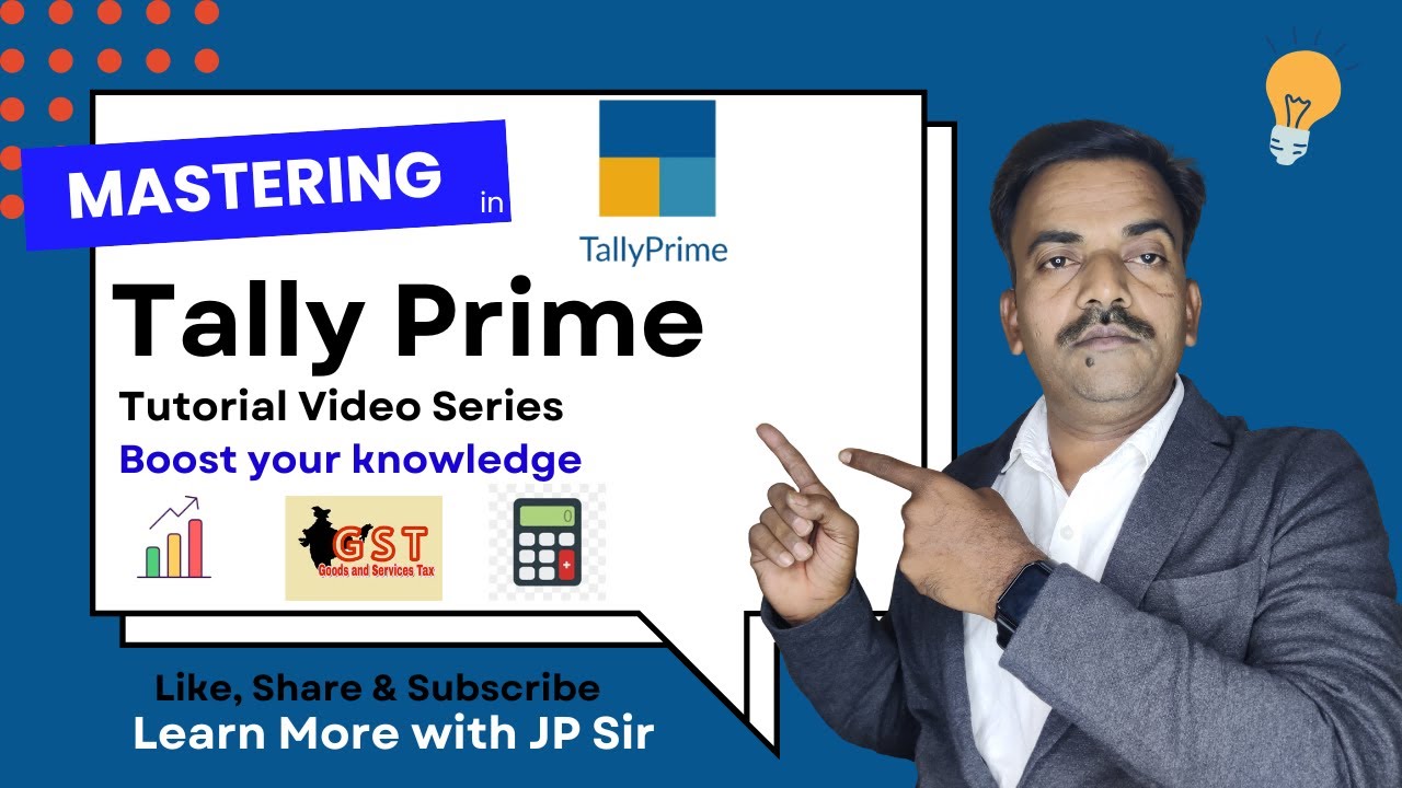 Tally Prime Tutorials - Accounting Benefits and Important Terms in ...