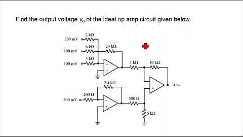 Easiest method to solve Multistage Op-amp Circuits - YouTube