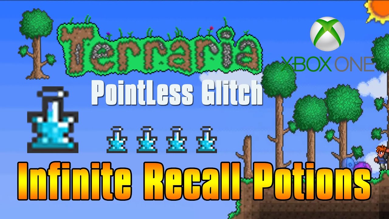 Terraria: Pointless Glitch/Bug - Infinite Recall Potions? - Online Only ...