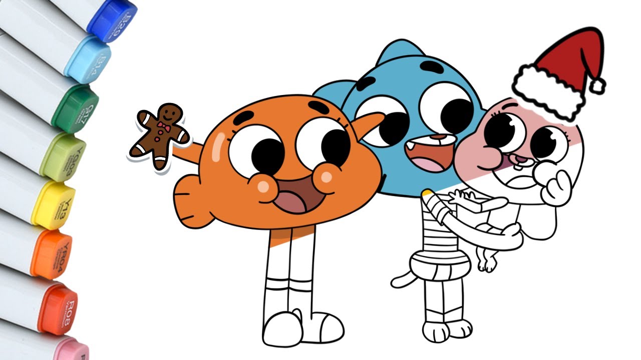 The Amazing World of Gumball Drawing - YouTube