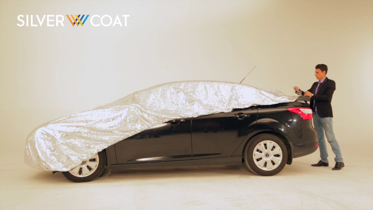 Silver coat - sun protection car system: Installation on sedan - YouTube