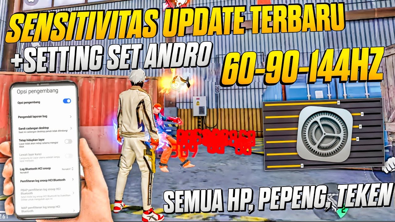 SETTINGS 😱 GACOR PARAH 👽⚡ SET ANDRO FF + SENSITIVITAS FF AUTO HEADSHOT 2024 TERBARU - YouTube