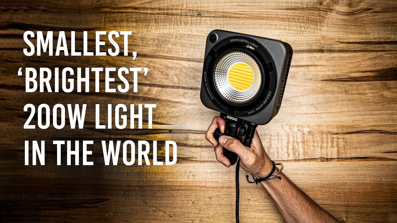 World's Smallest & 'Brightest' 200 Watt Light?! - YouTube