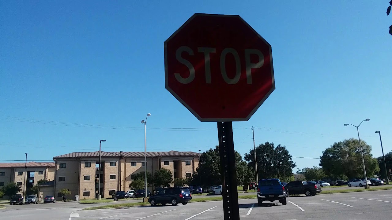 Stop sign sound effect - YouTube