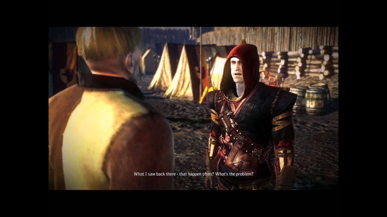 Let's Play The Witcher 2 - Part 50: Around Camp for Info - YouTube